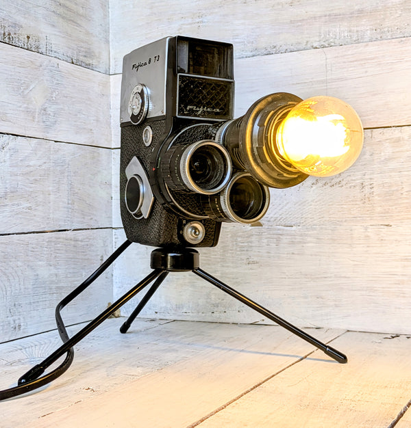Repurposed 1960s Vintage Super 8mm Cine Camera Desk Lamp – Vintage ...