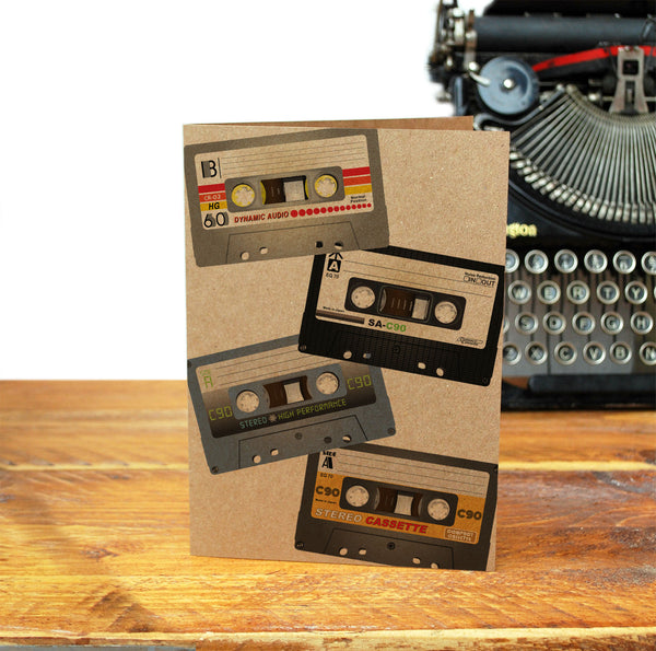 RETRO MIXTAPE - Greeting Card – Vintage Second Life